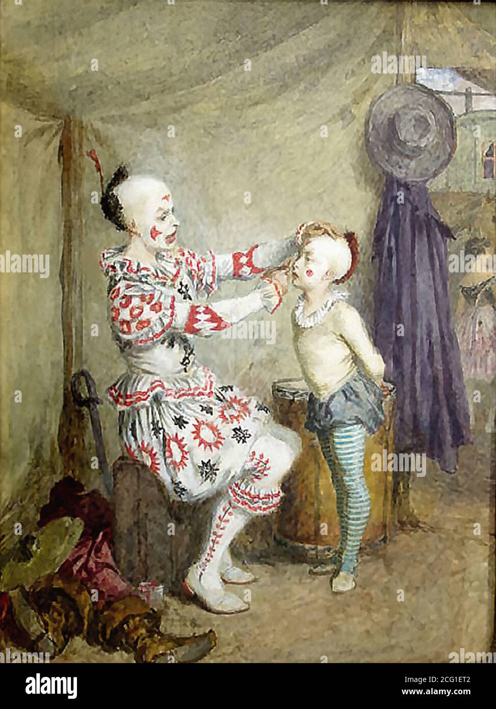 19th century clowns hi-res stock photography and images - Alamy