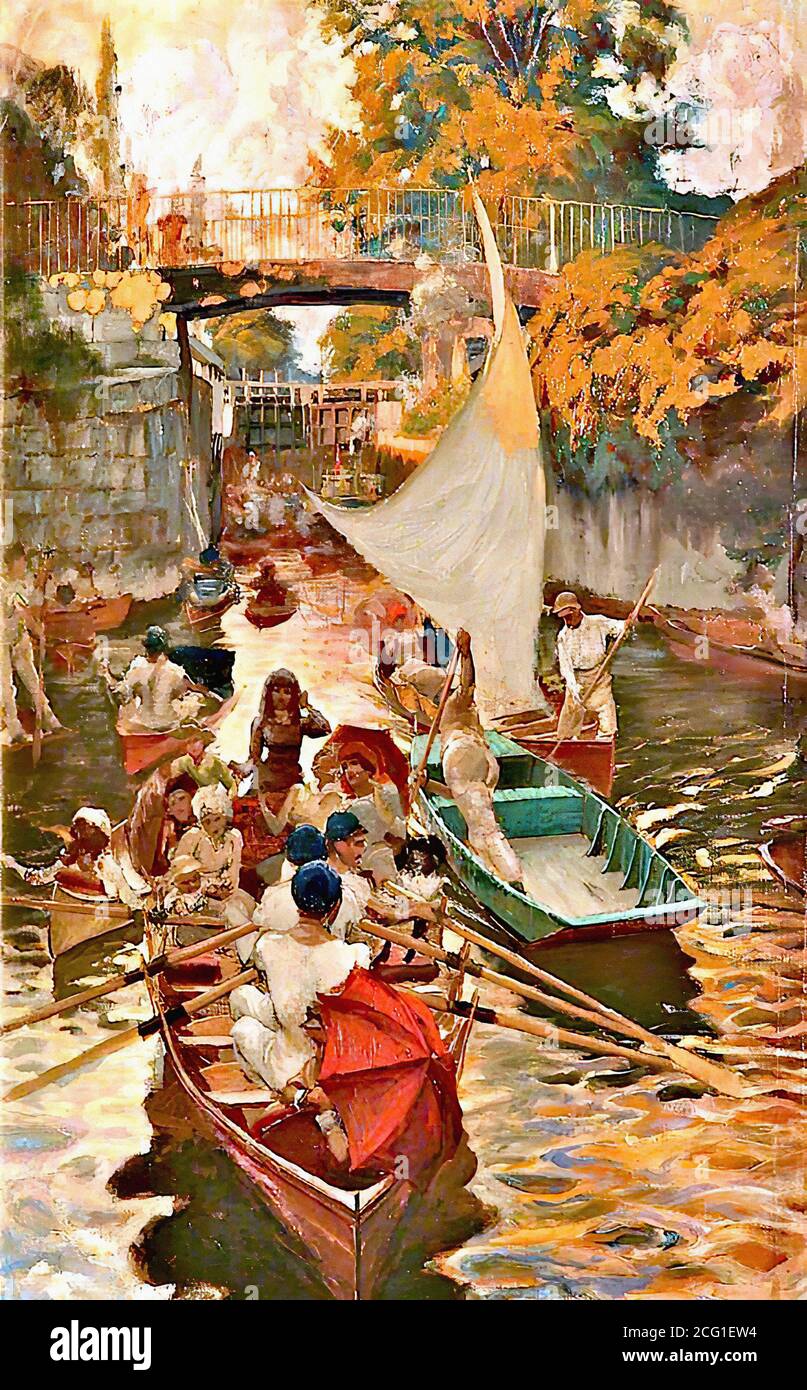 Gregory Edward John - Boulter's Lock Sunday Afternoon 1 2 (Study ...