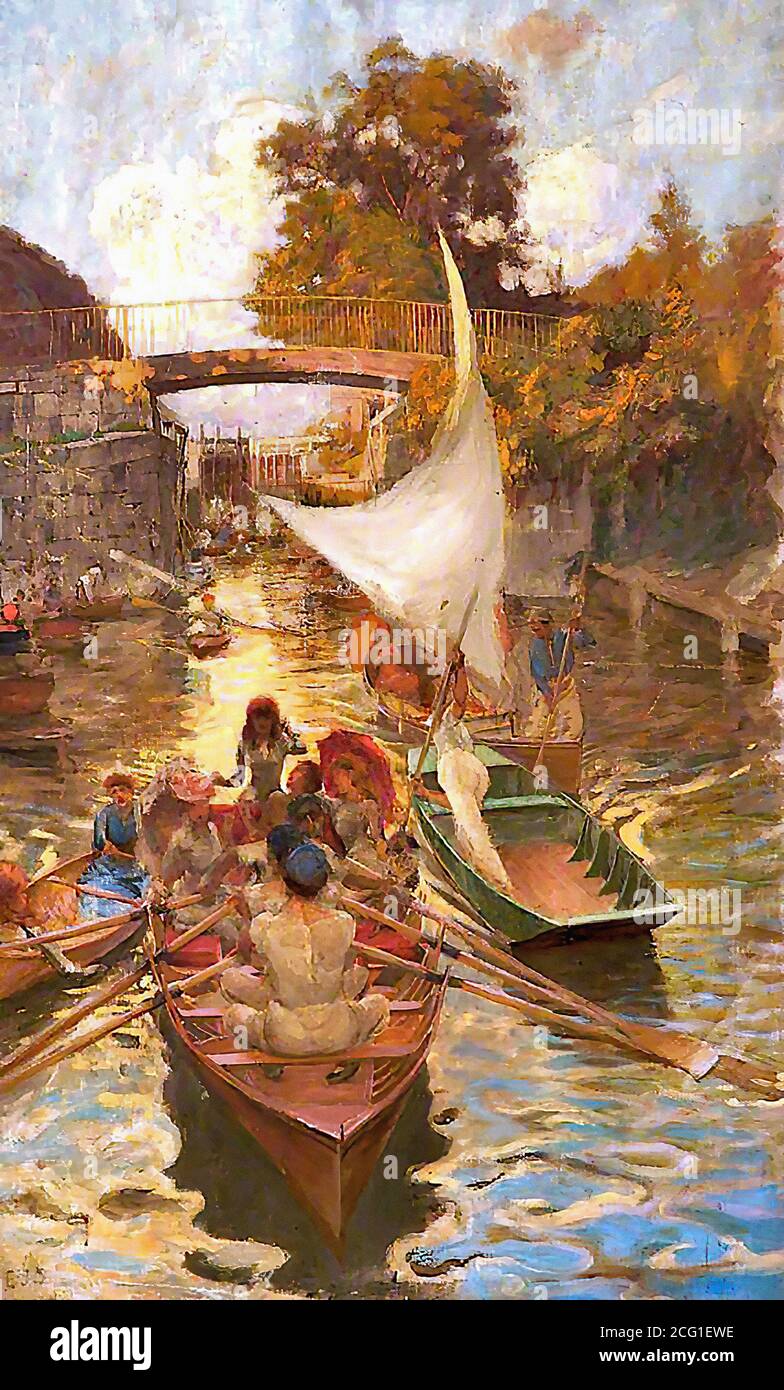 Gregory Edward John - Boulter's Lock Sunday Afternoon 1 1 (Study ...