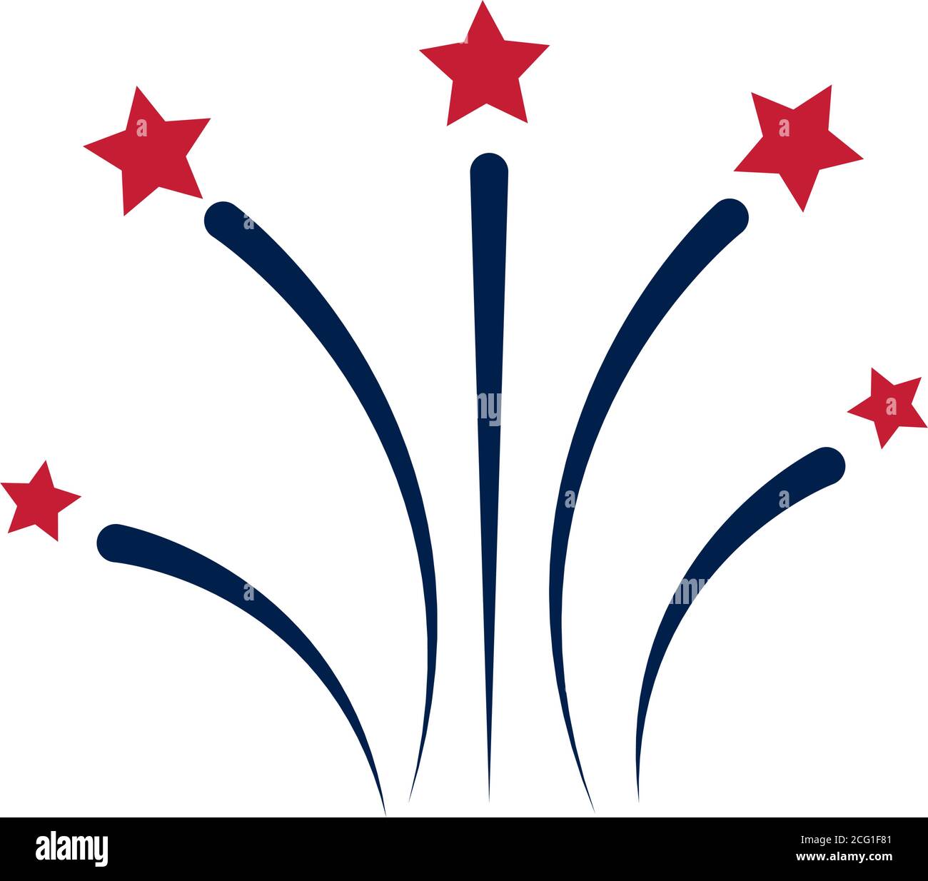 Beautiful night sky stars fireworks Stock Vector Images - Alamy