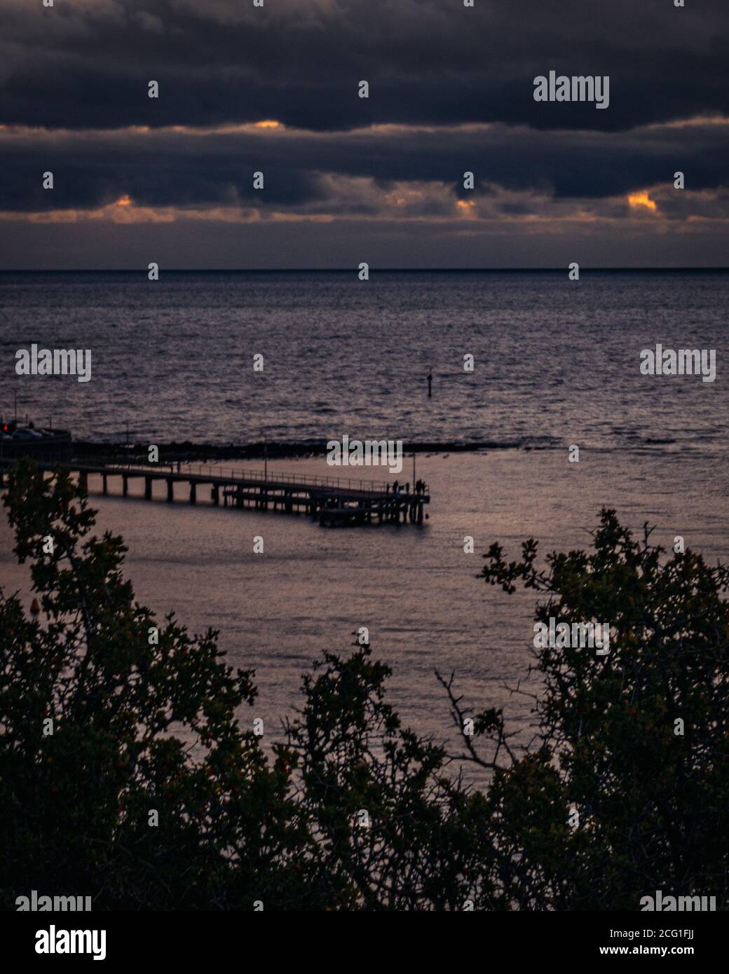 Half Moon Beach, Melbourne, Australia Stock Photo - Alamy