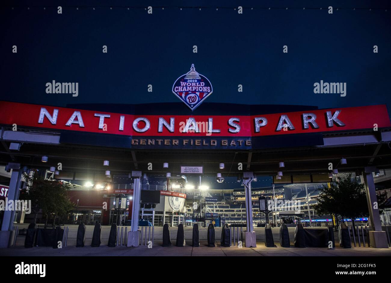 Nationals park center field gate hi-res stock photography and images ...