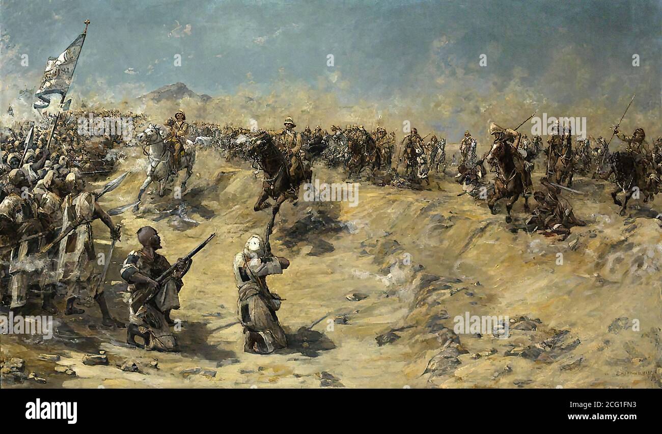 Hale Edward Matthew - Charge of the 21st Lancers at Omdurman 2 ...