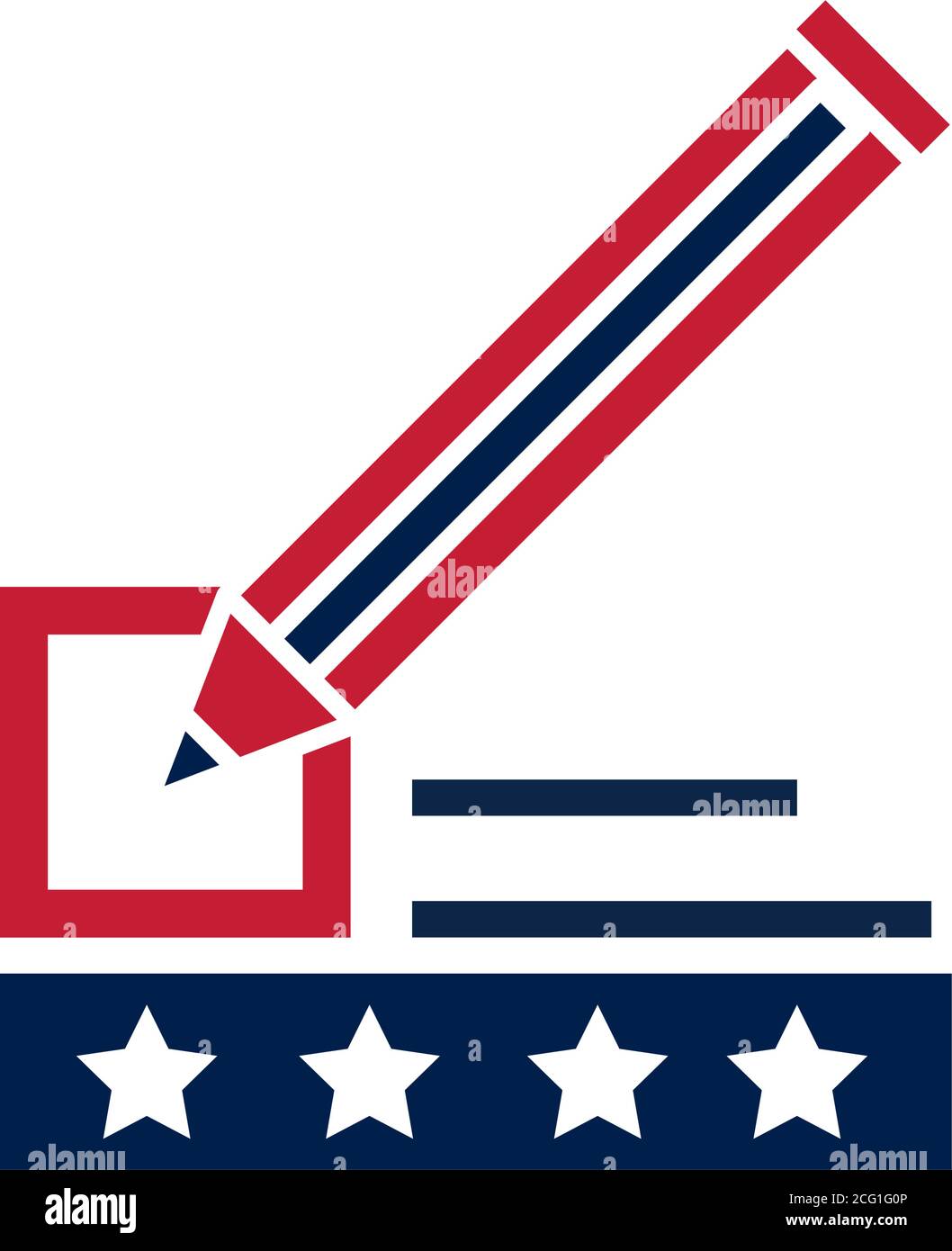 United States elections, pencil marker list ballot political election ...