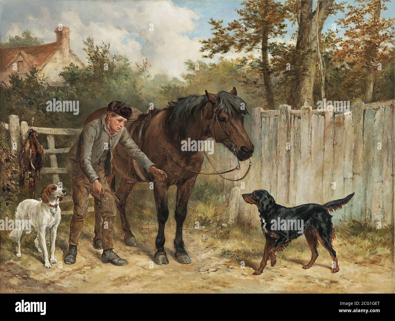 Gamekeeper and dogs hi-res stock photography and images - Alamy