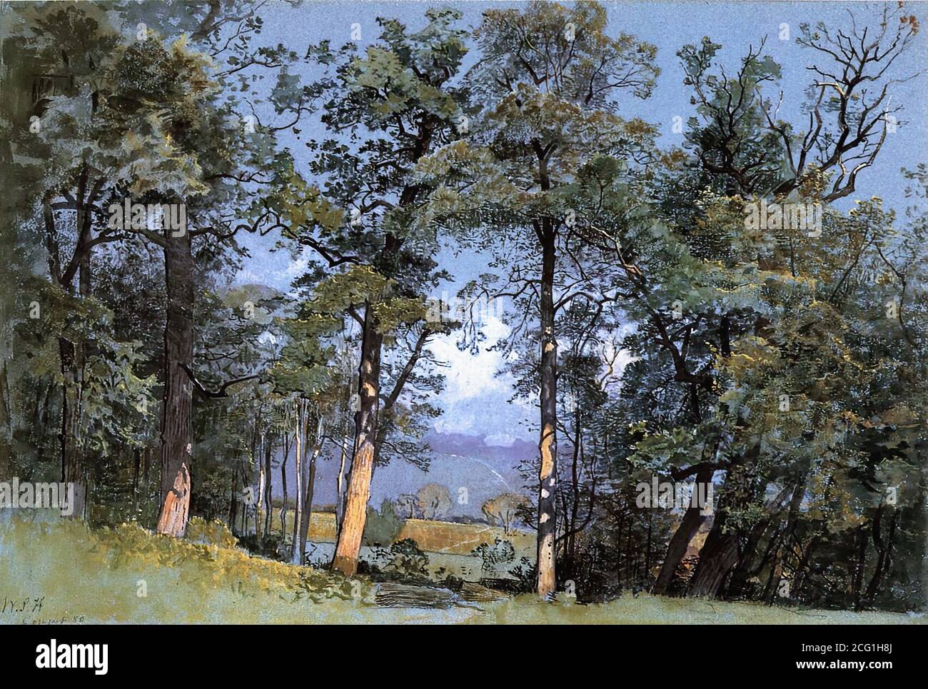 Haseltine William Stanley - Coppet Lake Geneva - British School - 19th ...