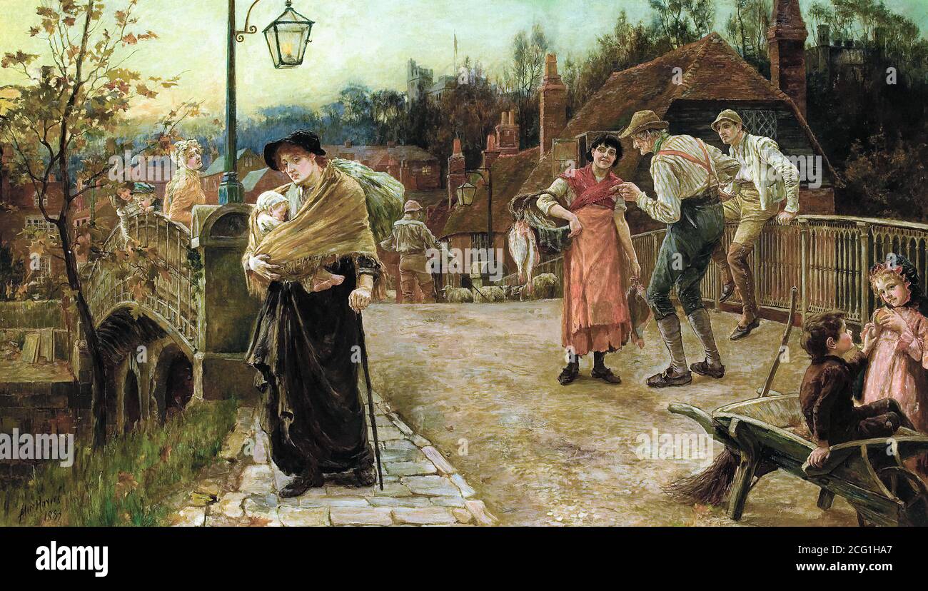 Havers Alice Mary - Belle of the Village 1 - British School - 19th ...