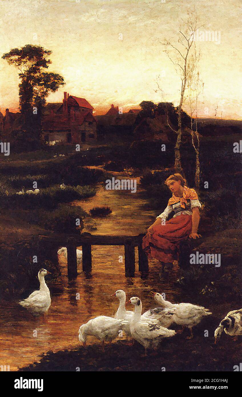 Havers Alice Mary - Goosey Goosey Gander - British School - 19th ...