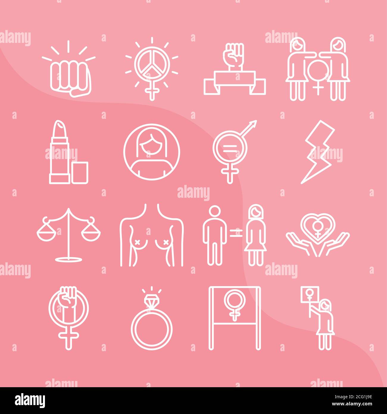 Woman civil rights leader Stock Vector Images - Alamy