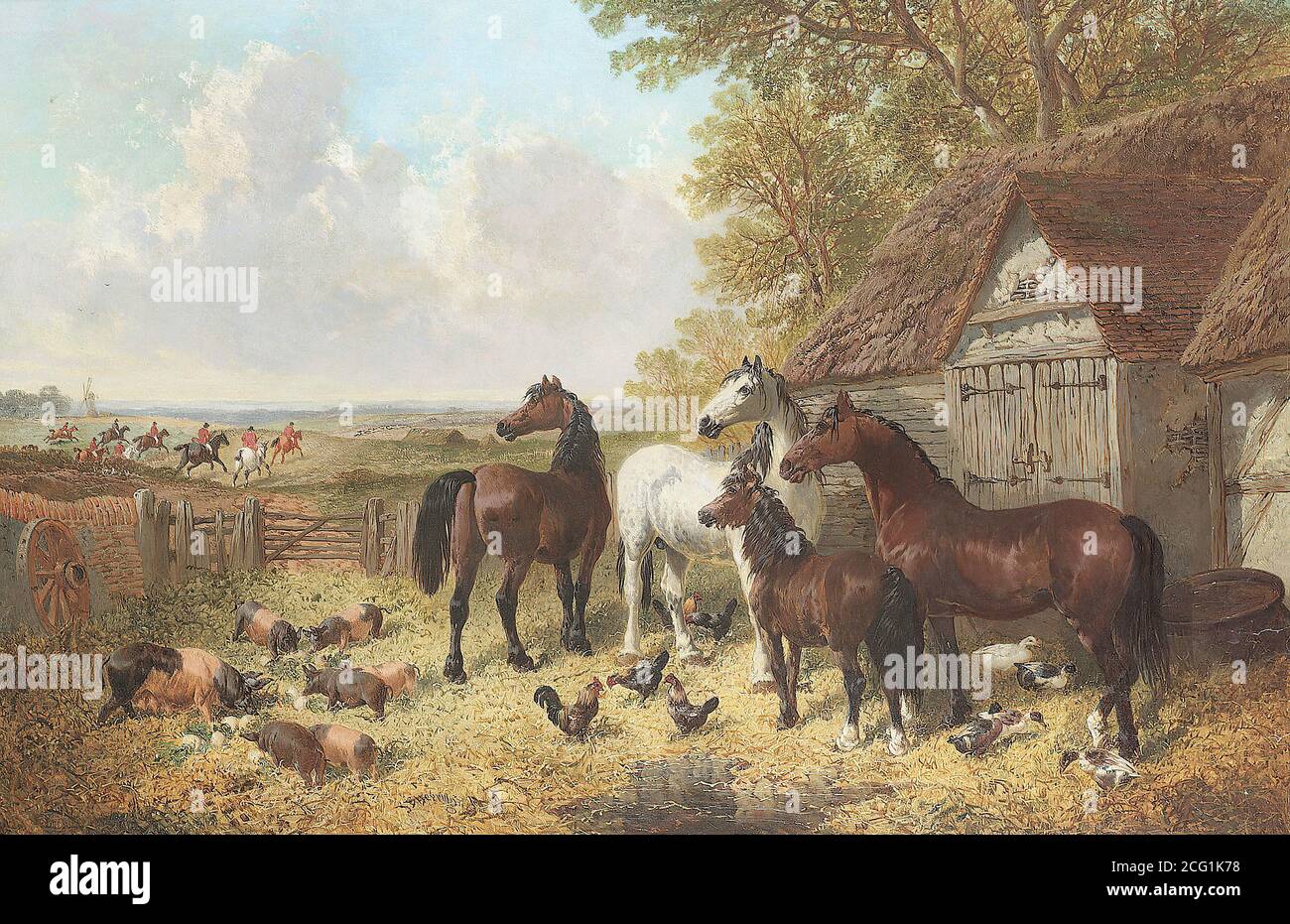 Herring II John Frederick - Startled by the Hunt - British School ...