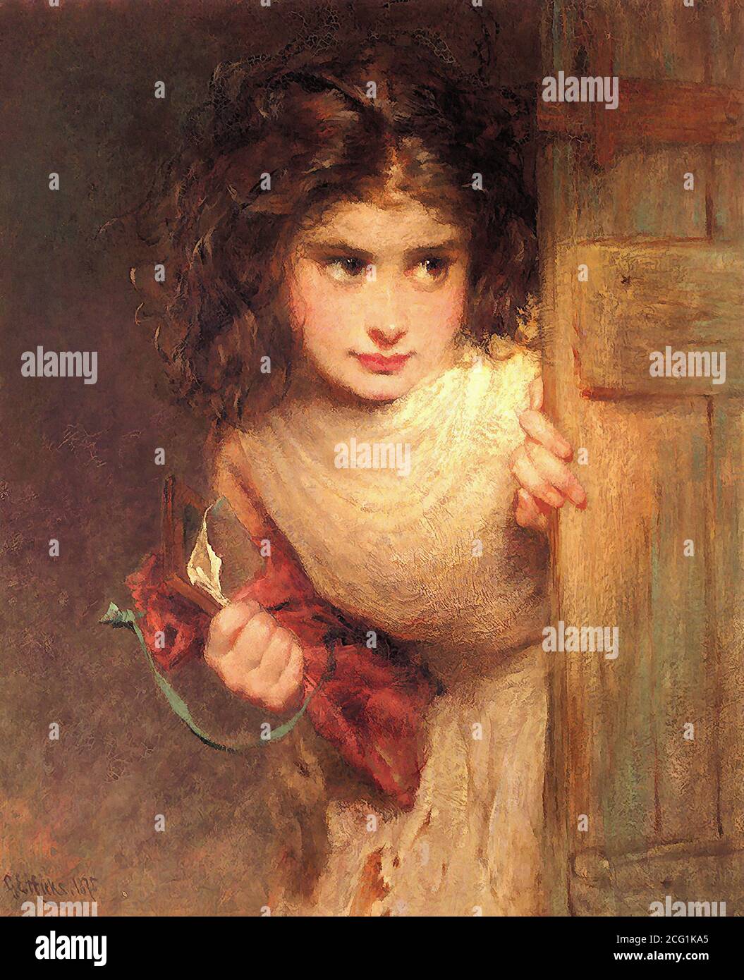 Hicks George Elgar - Home from School - British School - 19th Century ...