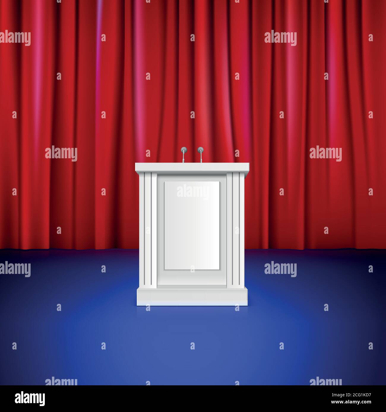 Tribune stand hi-res stock photography and images - Alamy