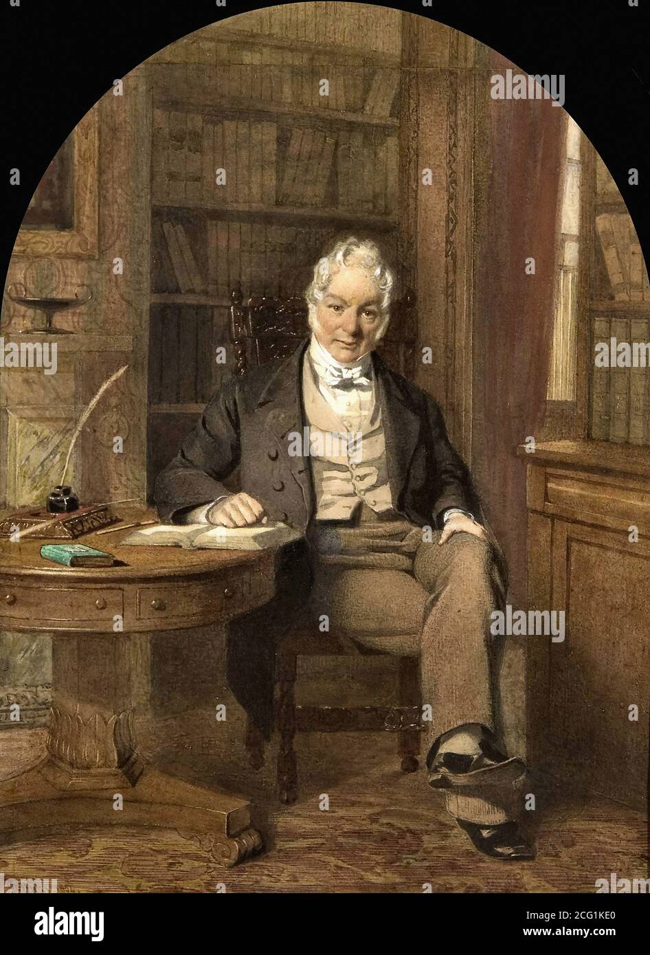 hicks, george elgar - Portrait of Edward Hicks of Lymington, Hampshire ...