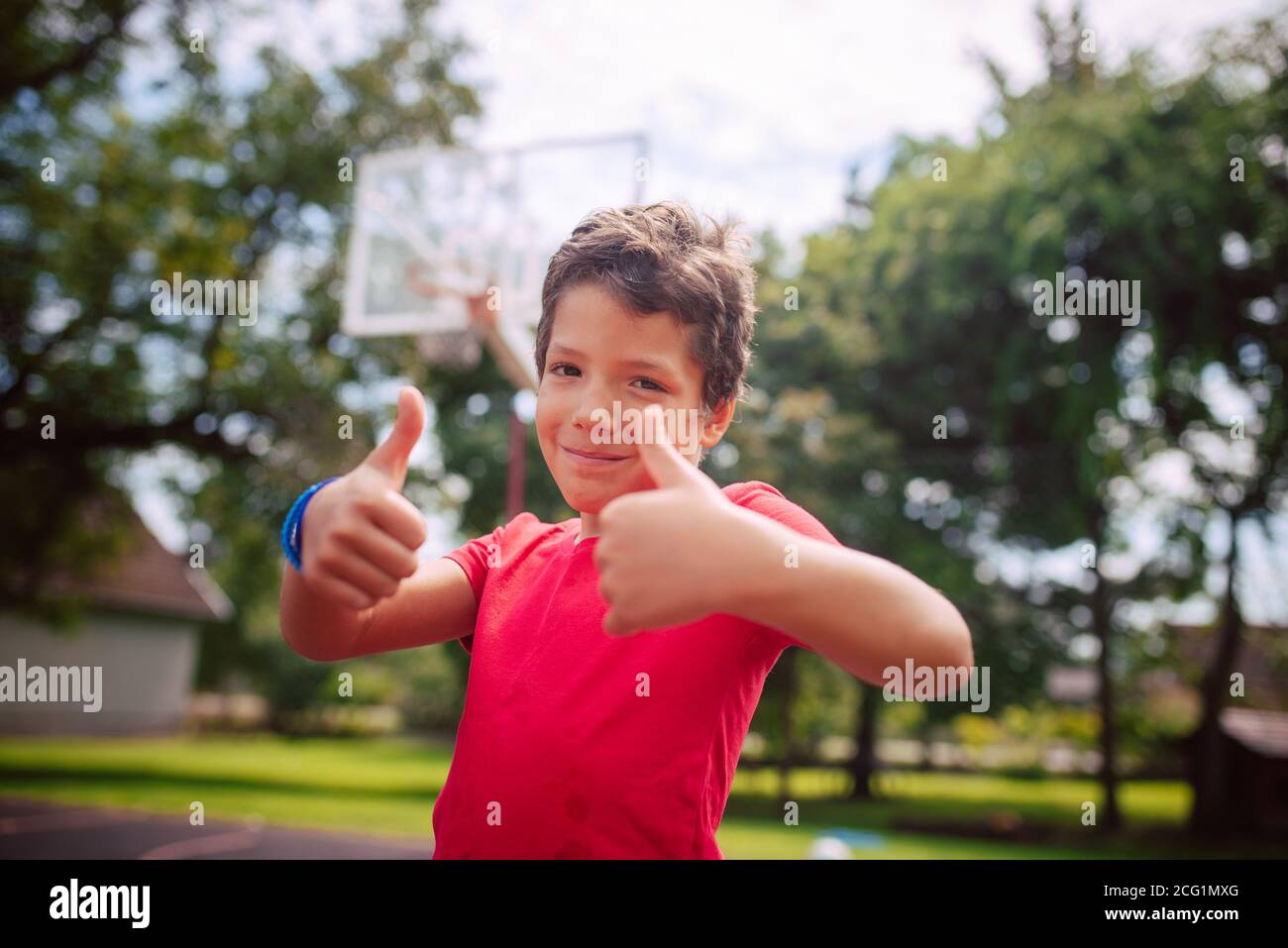 Portrait of a cute little caucasian boy 7 years old Stock Photo - Alamy