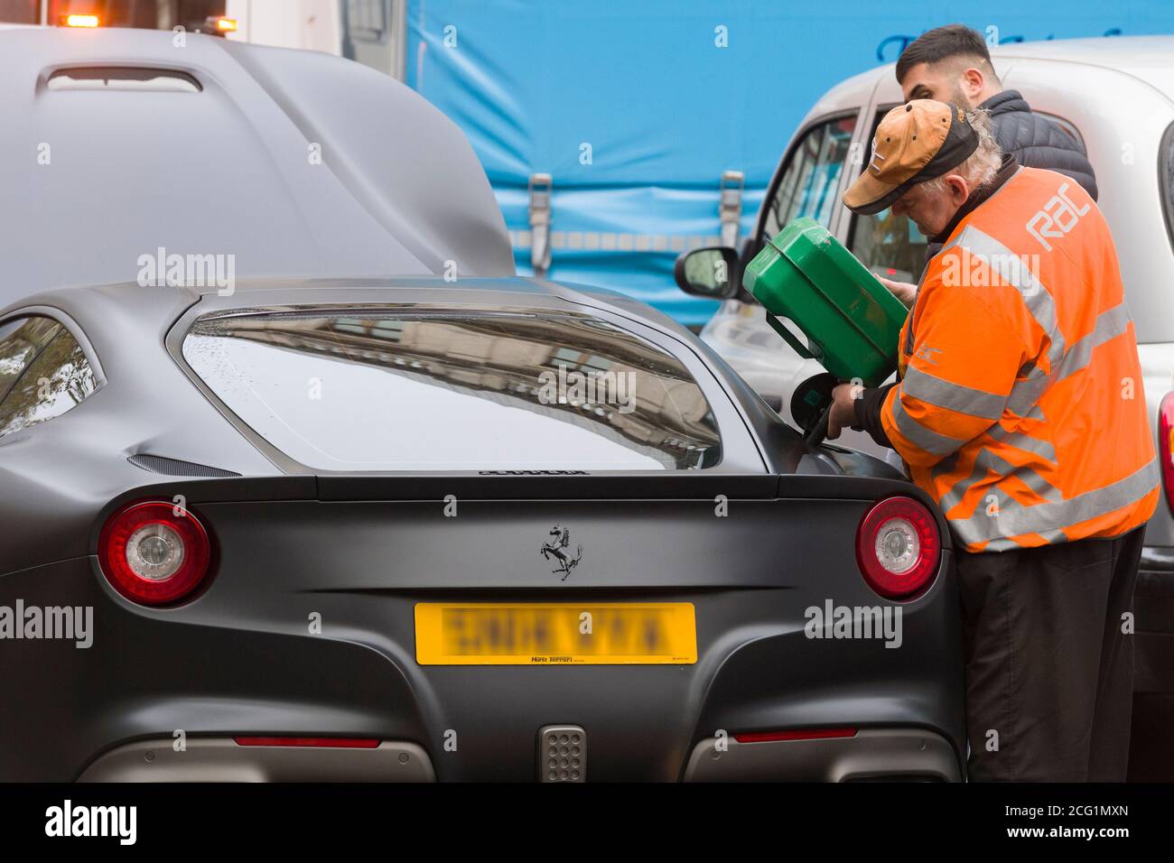 Broken down ferrari hi-res stock photography and images - Alamy