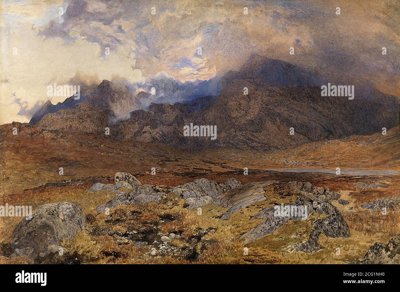 Hunt Alfred William - Snowdon After an April Hailstorm - British School ...