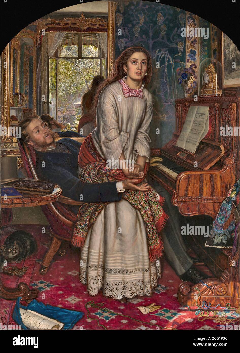 Hunt William Holman - the Awakening Conscience - British School - 19th ...