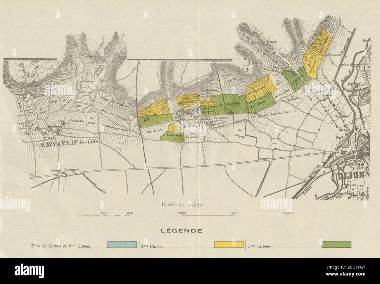 Burgundy Wine Region Map High Resolution Stock Photography and Images ...