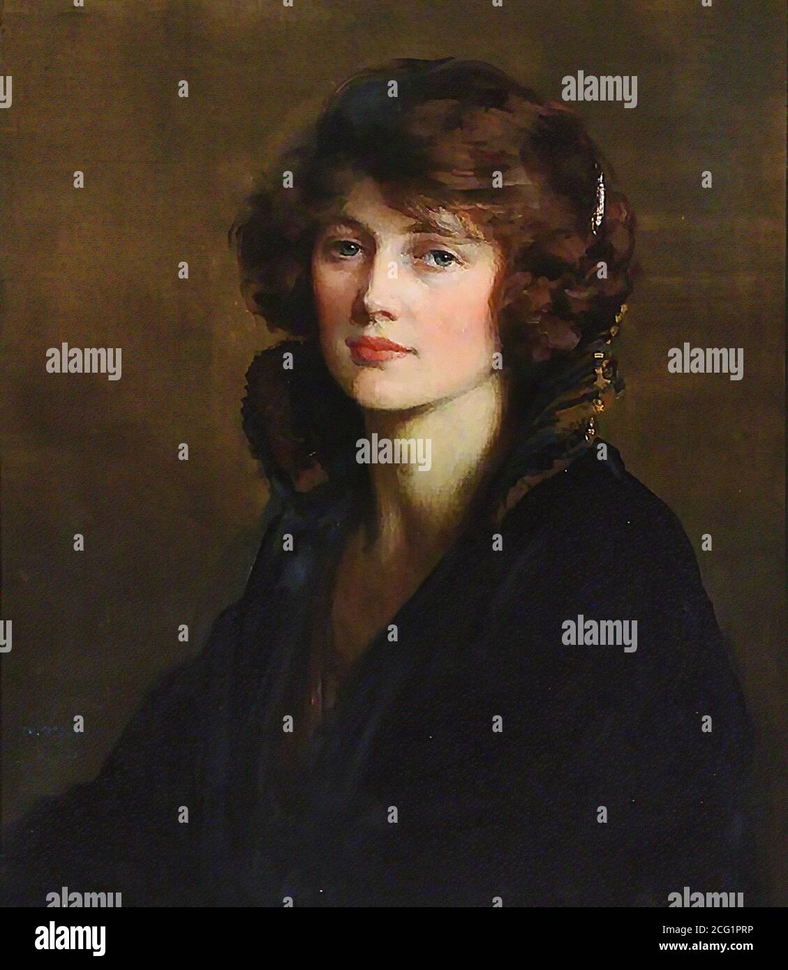 Jacomb-Hood George Percy - Portrait of a Lady 'jenny' - British School ...