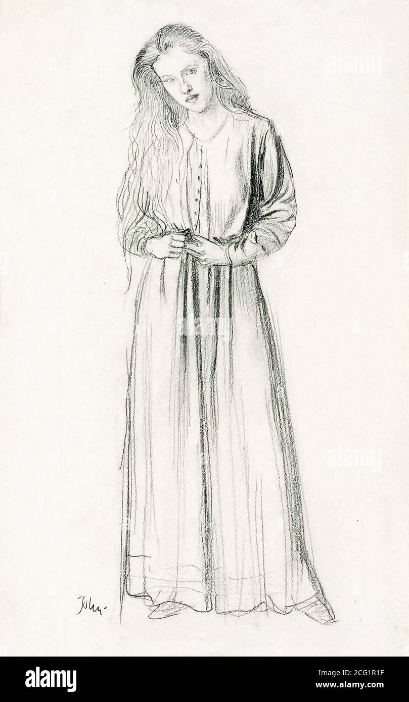 John Augustus - Euphemia Lamb - British School - 19th Century Stock ...