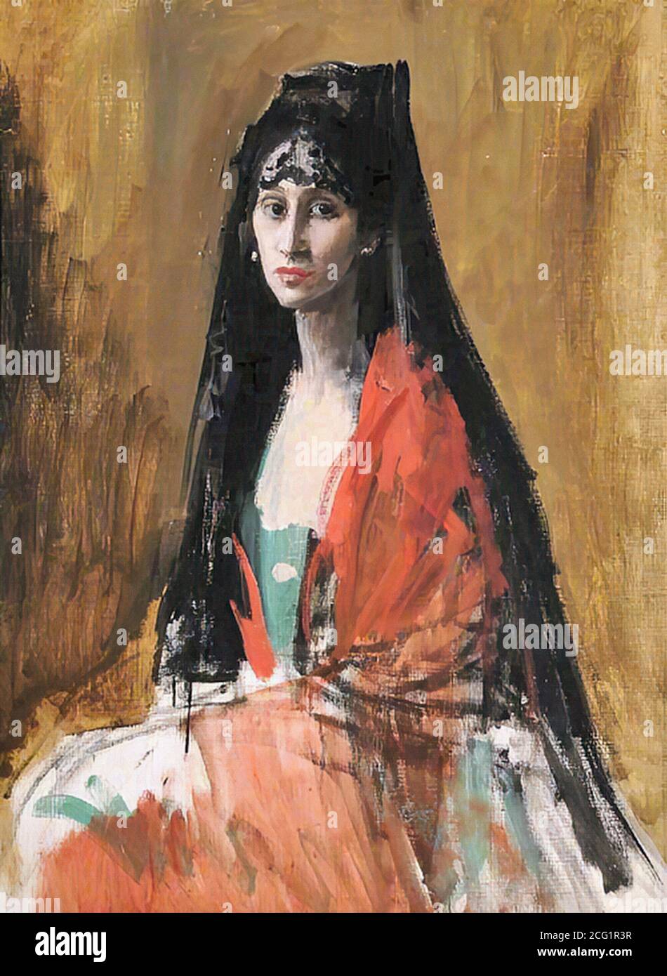 John Augustus - Senora Gandarillas - British School - 19th Century ...