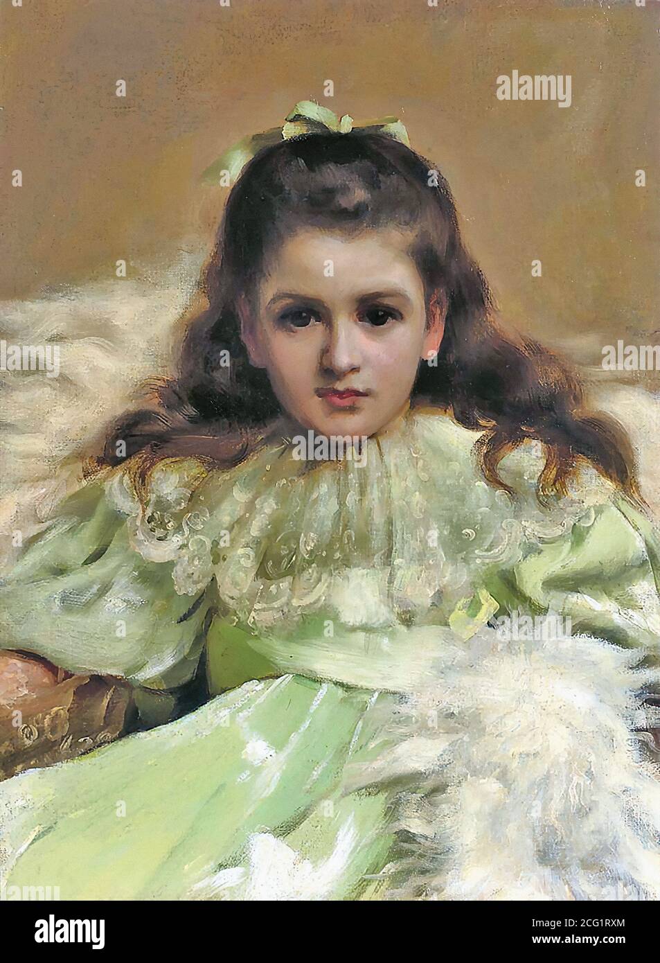 Kennington Thomas Benjamin - Anne as Alice in Wonderland - British ...