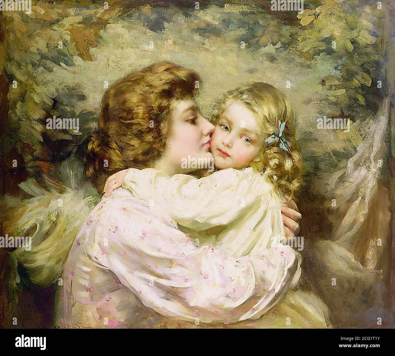 Kennington Thomas Benjamin - Mother and Daughter - British School ...