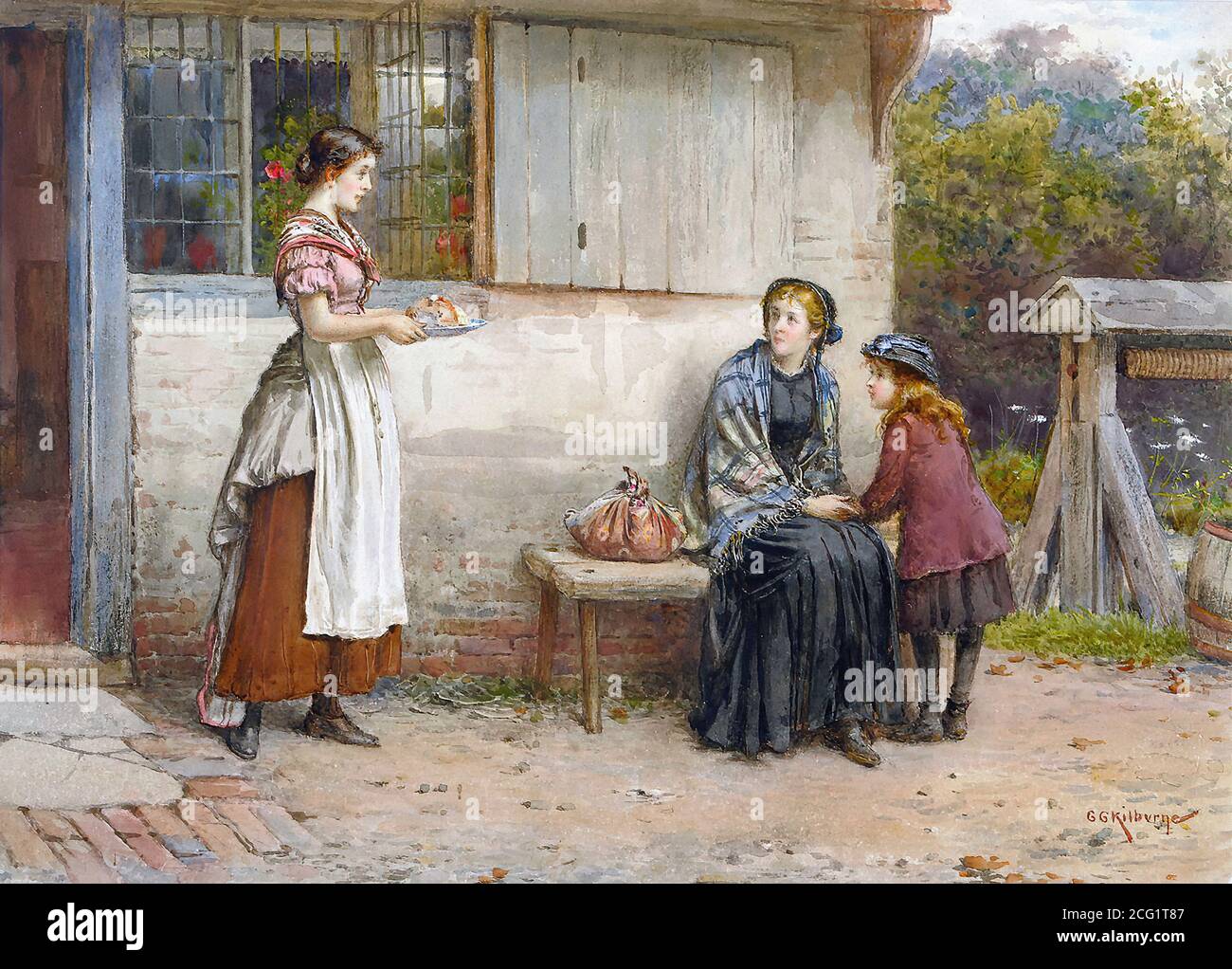 Kilburne George Goodwin - Charity - British School - 19th Century Stock ...
