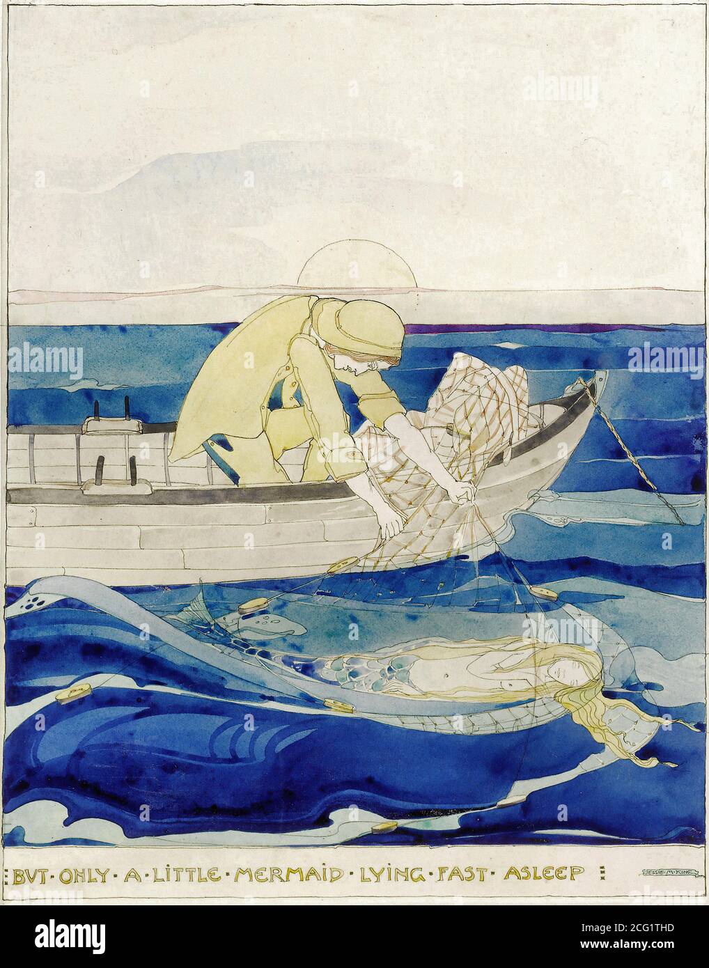 King Jessie Marion - but only a Little Mermaid Lying Fast Asleep ...