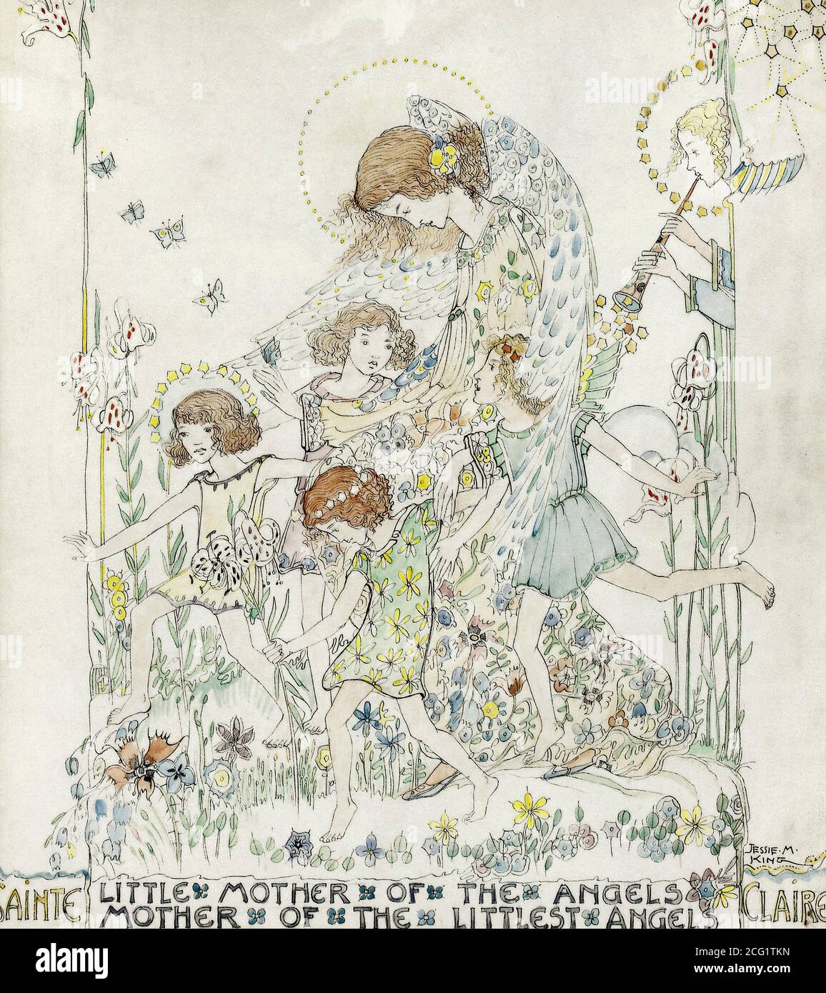 King Jessie Marion - Little Mother of Angels - British School - 19th ...