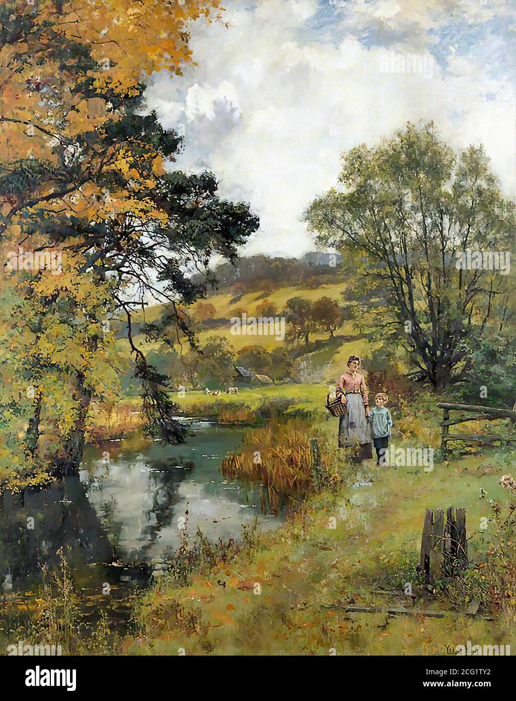 King John Yeend - Early Autumn - British School - 19th Century Stock ...