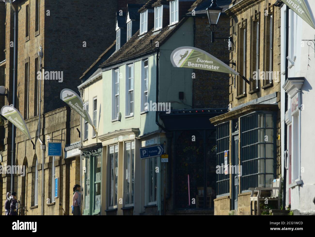 The Square, Beaminster, west Dorset, England Stock Photo - Alamy