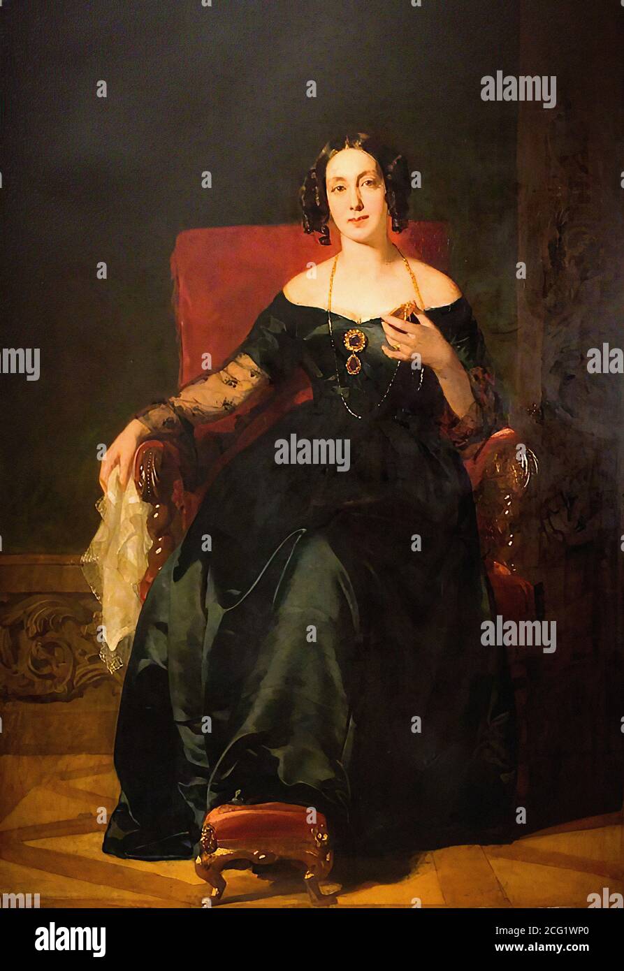 Knight John Prescott - Portrait of Clarissa Isabella Knight the Artist ...