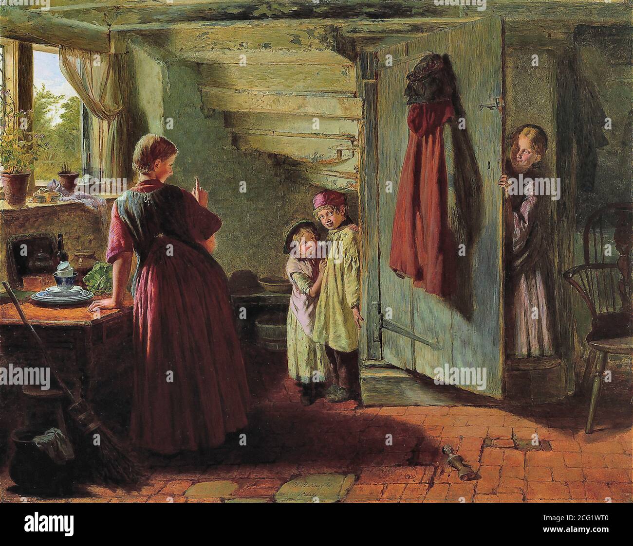 Knight William Henry - Hide and Seek - British School - 19th Century ...