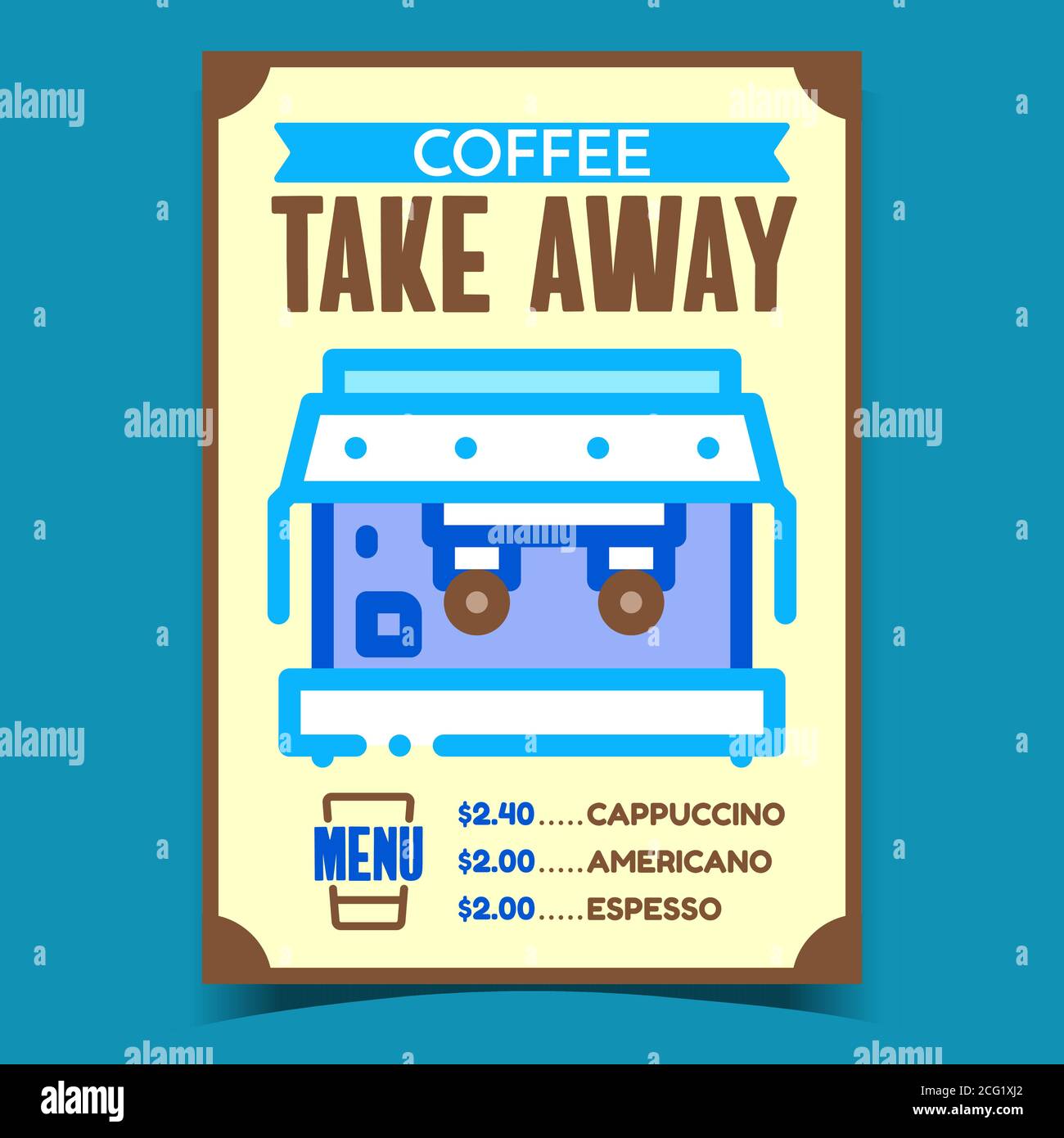 Take away expresso Stock Vector Images - Alamy