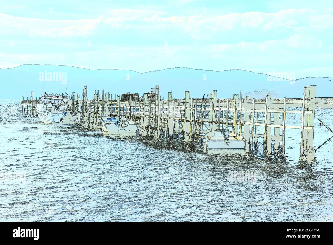 Jetty wharf pier hi-res stock photography and images - Alamy