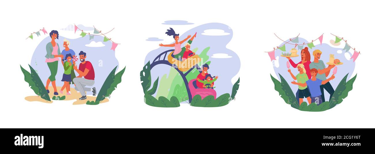 People resting in park Stock Vector Images - Alamy