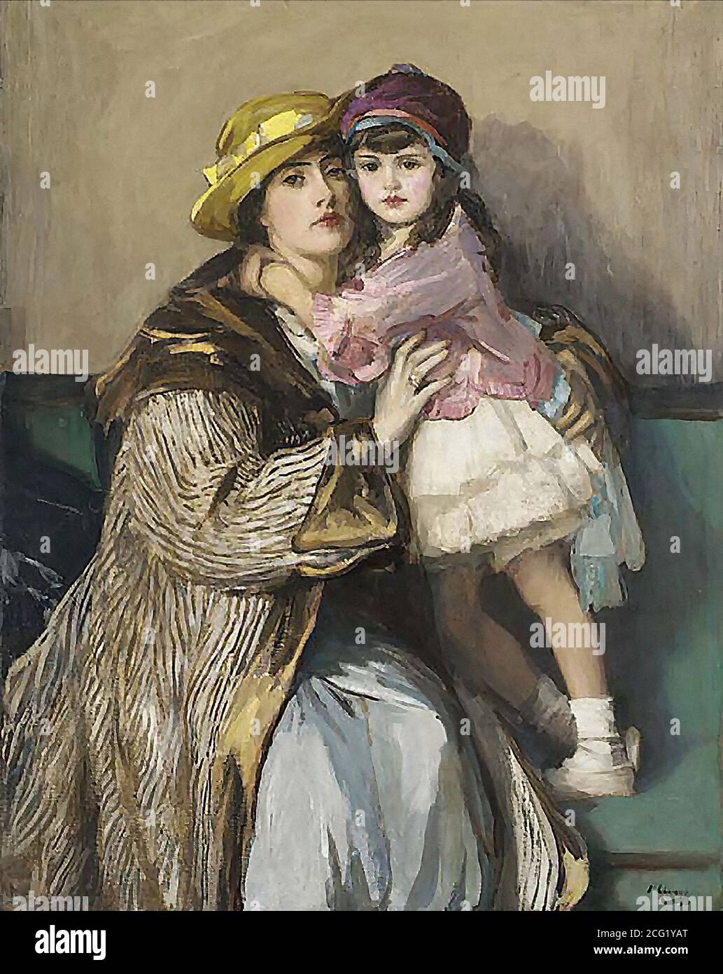 Lavery Sir John - Eileen and Diana - British School - 19th Century ...