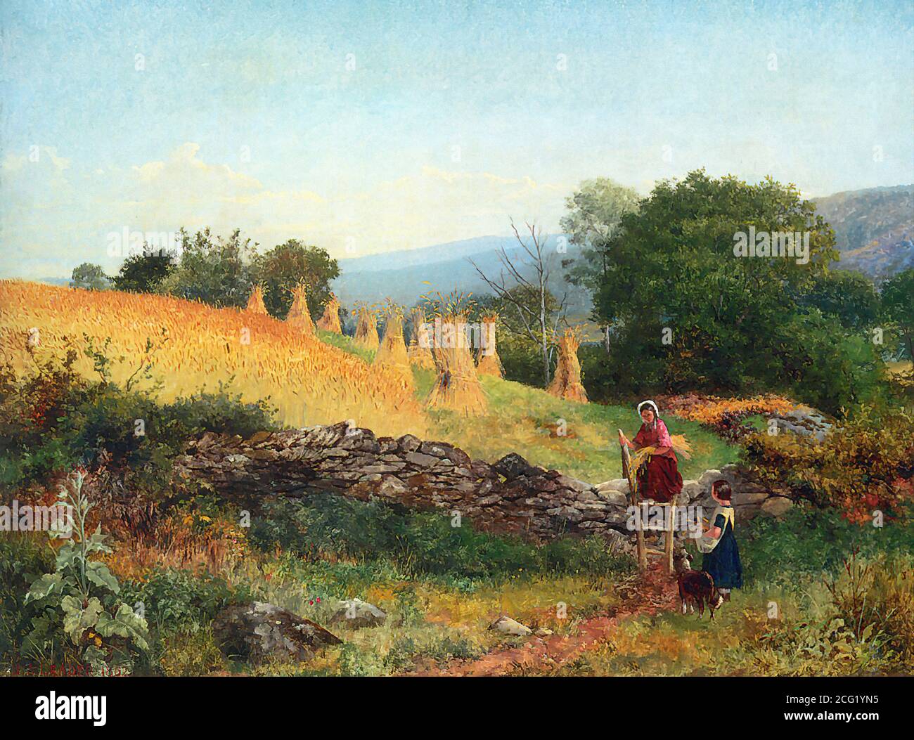 Leader Benjamin Williams - a Welsh Cornfield - British School - 19th ...