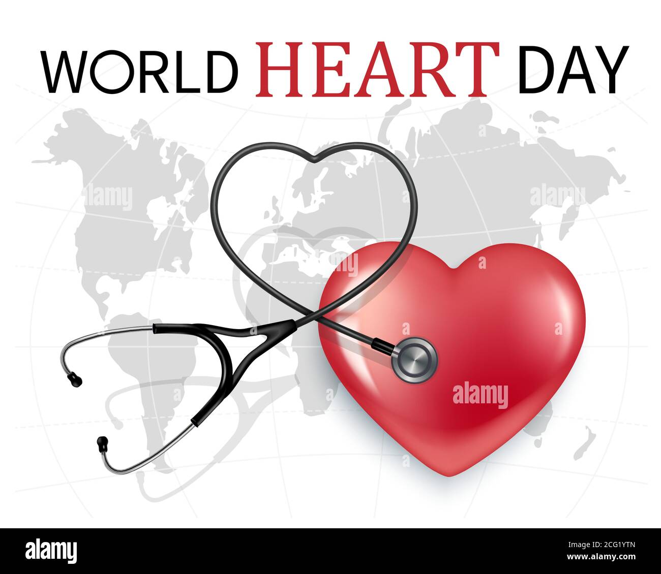 Heart day poster Stock Vector Image & Art - Alamy