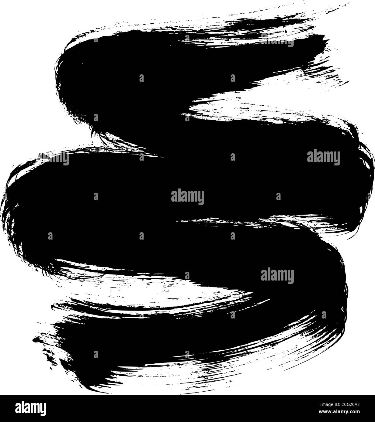 Vector black paint, ink brush stroke Stock Vector Image & Art - Alamy