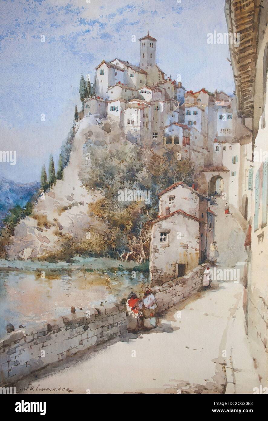 Leaver Noel Harry - a Continental Hilltop Village - British School ...
