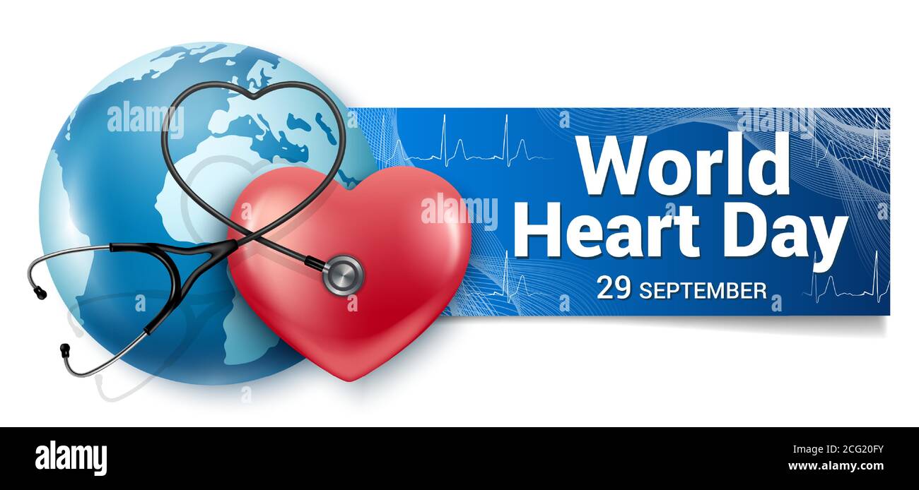 World Heart Day Stock Vector Image & Art - Alamy