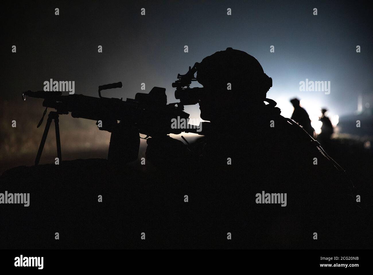 Lithuanian National Defense Volunteer Force (KASP) soldiers provide ...