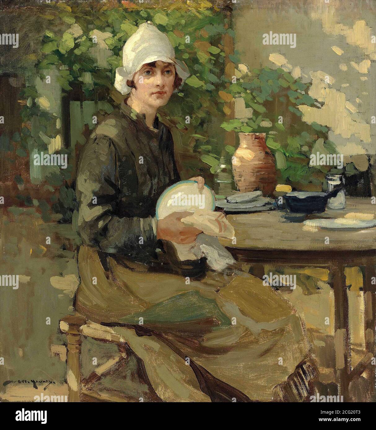 19th century kitchen maid hi-res stock photography and images - Alamy