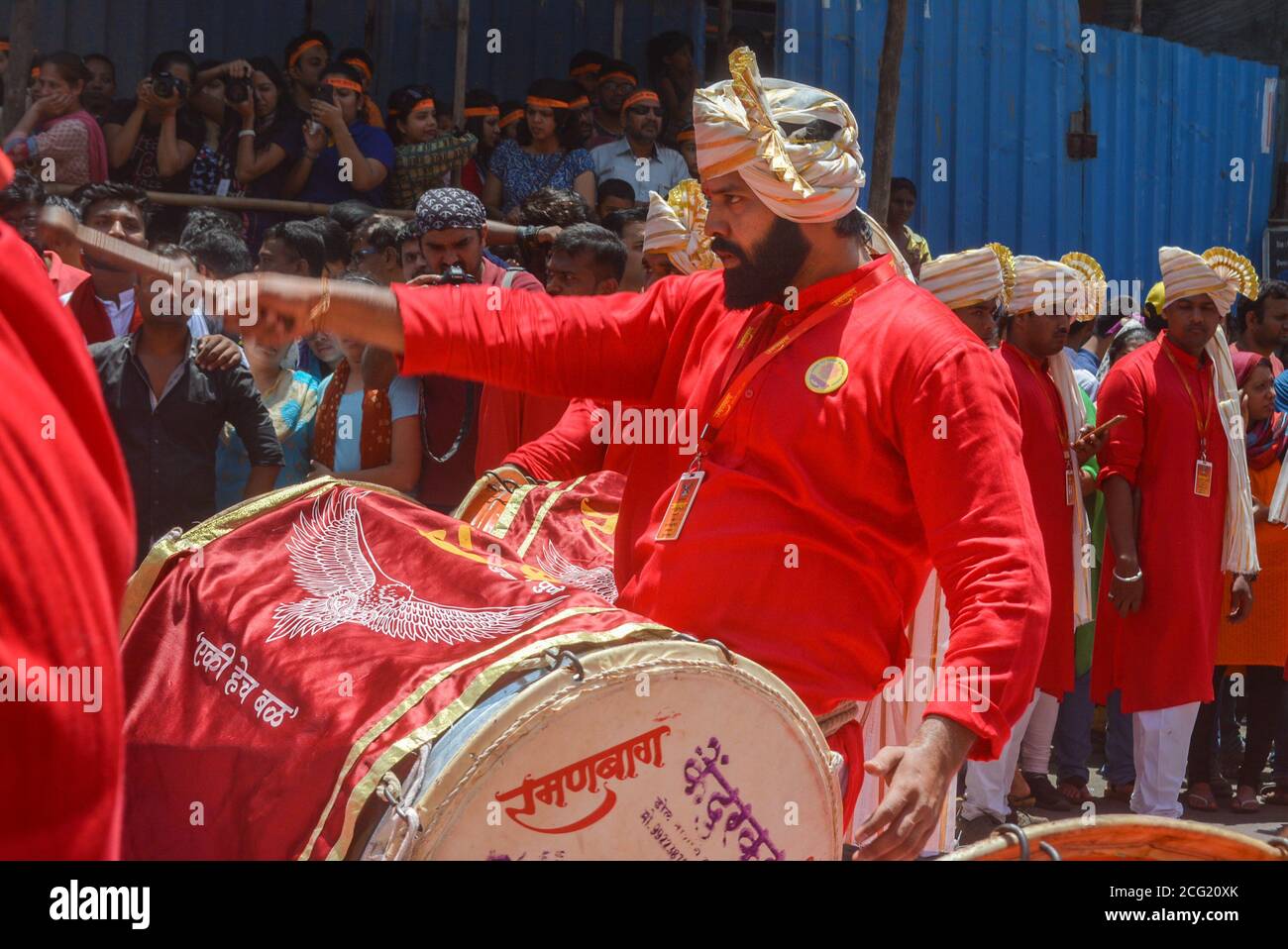 Dhol tasha hi-res stock photography and images - Alamy