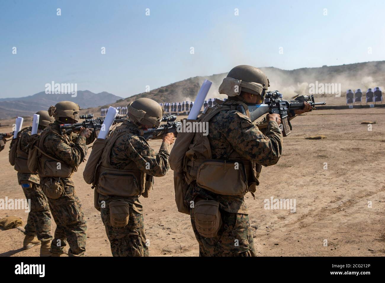 U.S. Marines with India Company, Marine Combat Training Battalion ...
