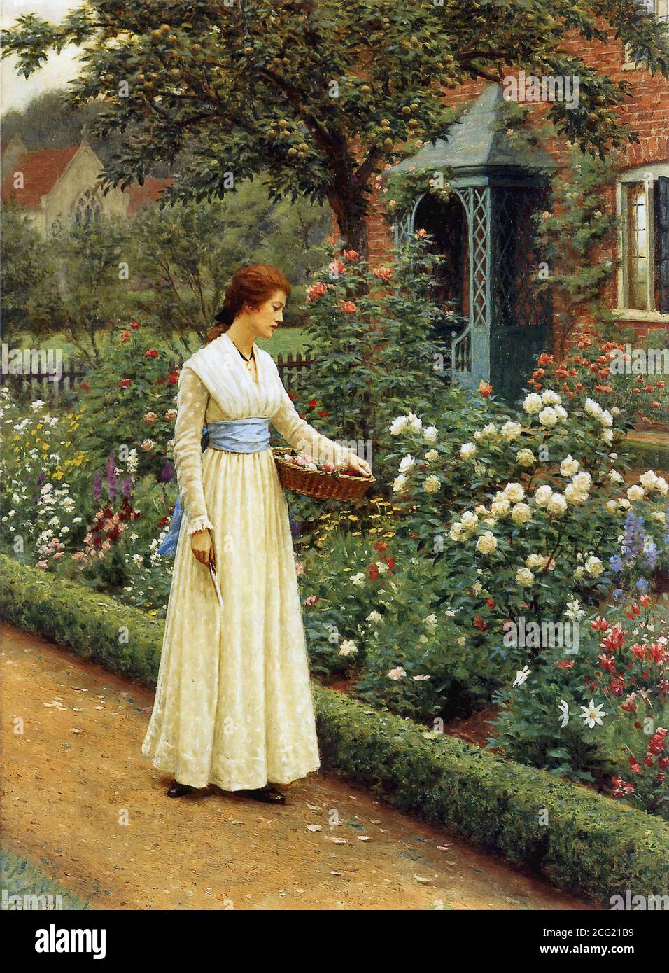 Leighton Edmund Blair - the Fate of the Rose - British School - 19th ...
