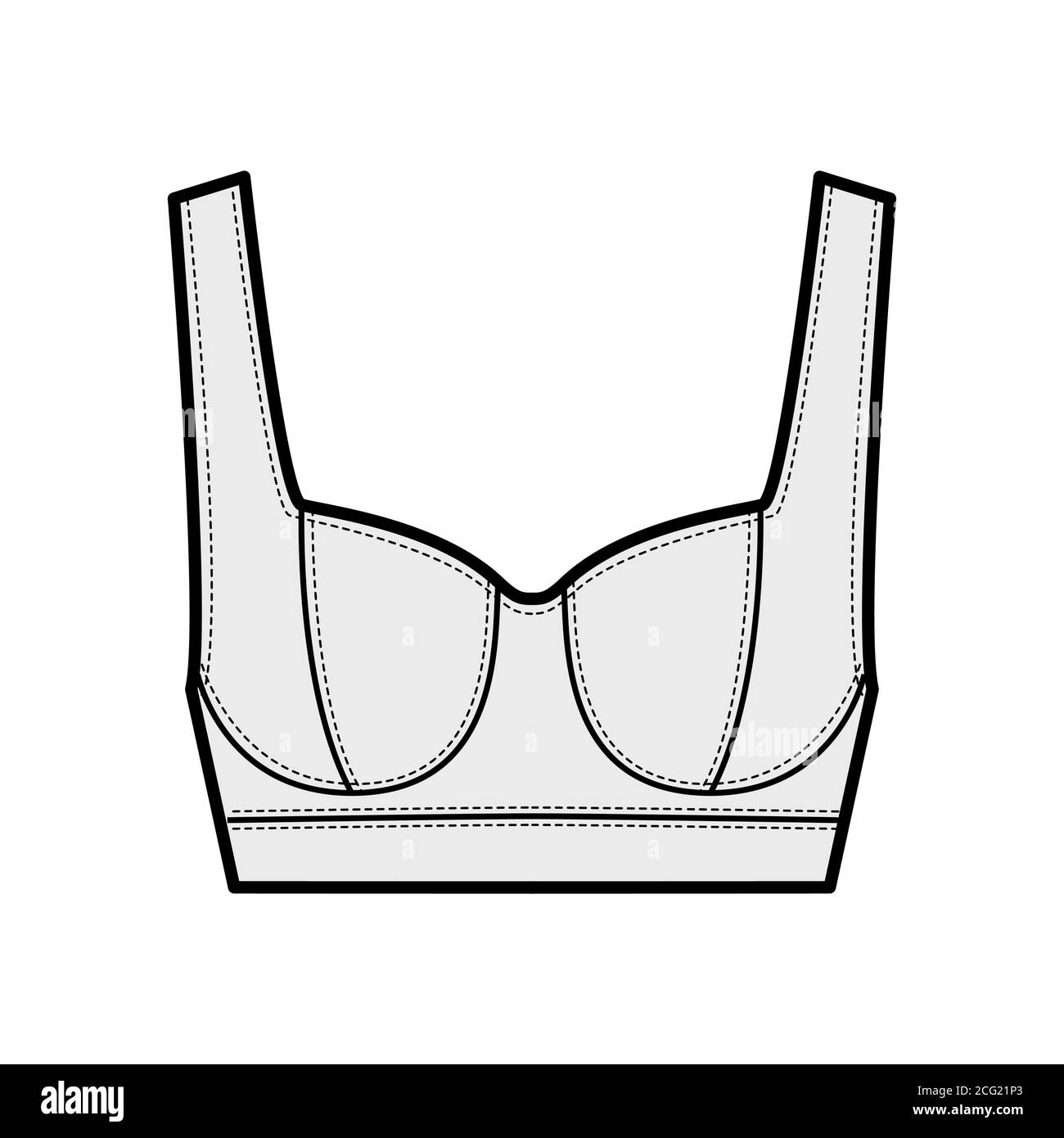 Curved shoulder Stock Vector Images - Alamy