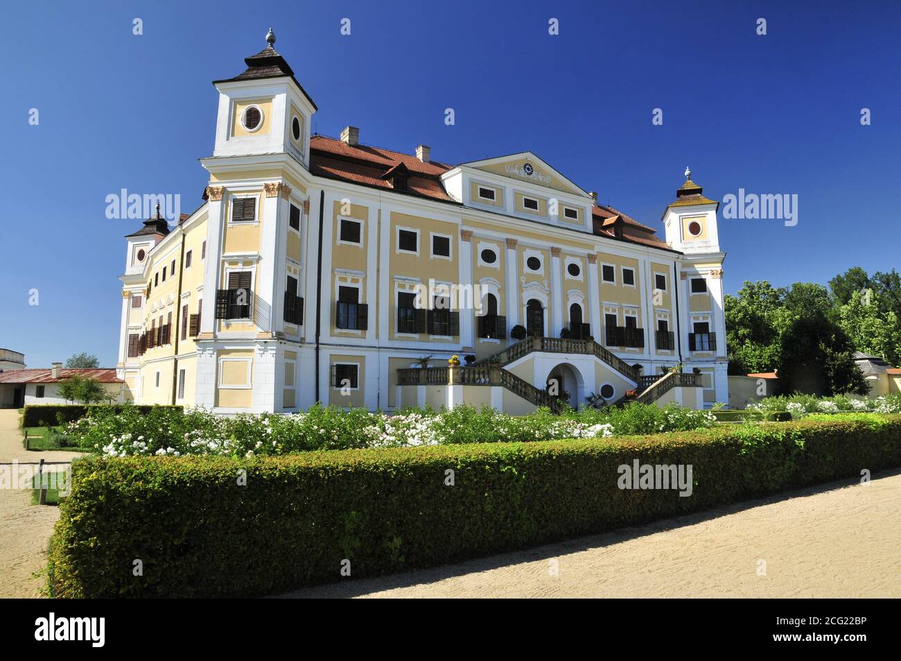 Pearl of the Southeast Moravia Chateau Milotice with French baroque ...